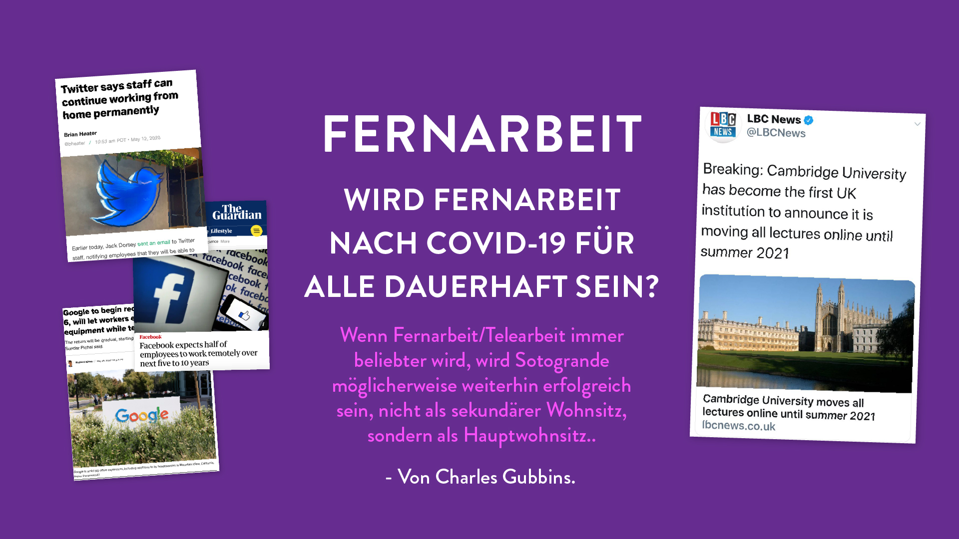 Wird Fern/Tele-arbeit nach Covid-19 für alle dauerhaft sein? | Noll ...
