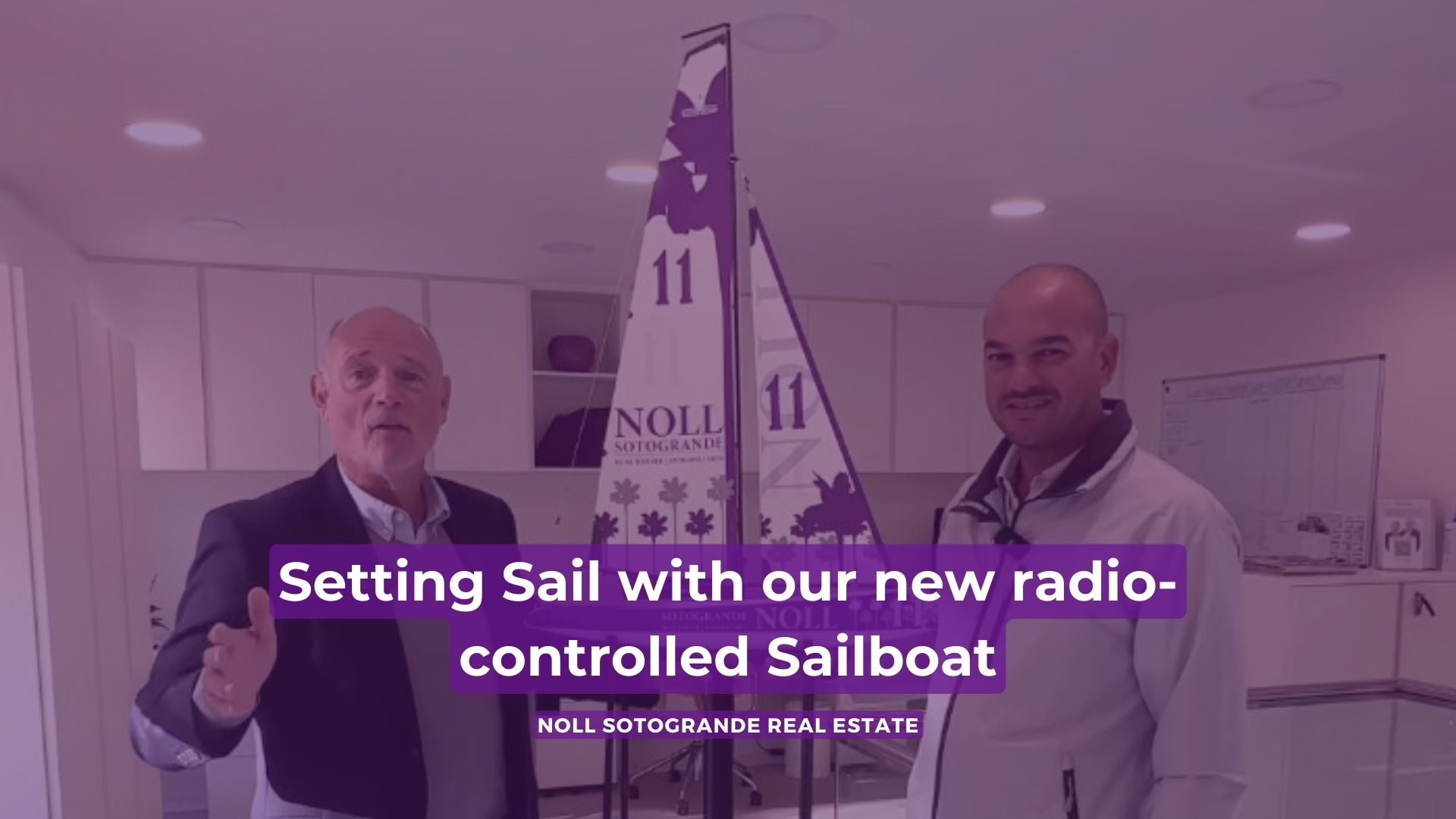 Setting Sail with our new radio-controlled Sailboat | Noll Sotogrande